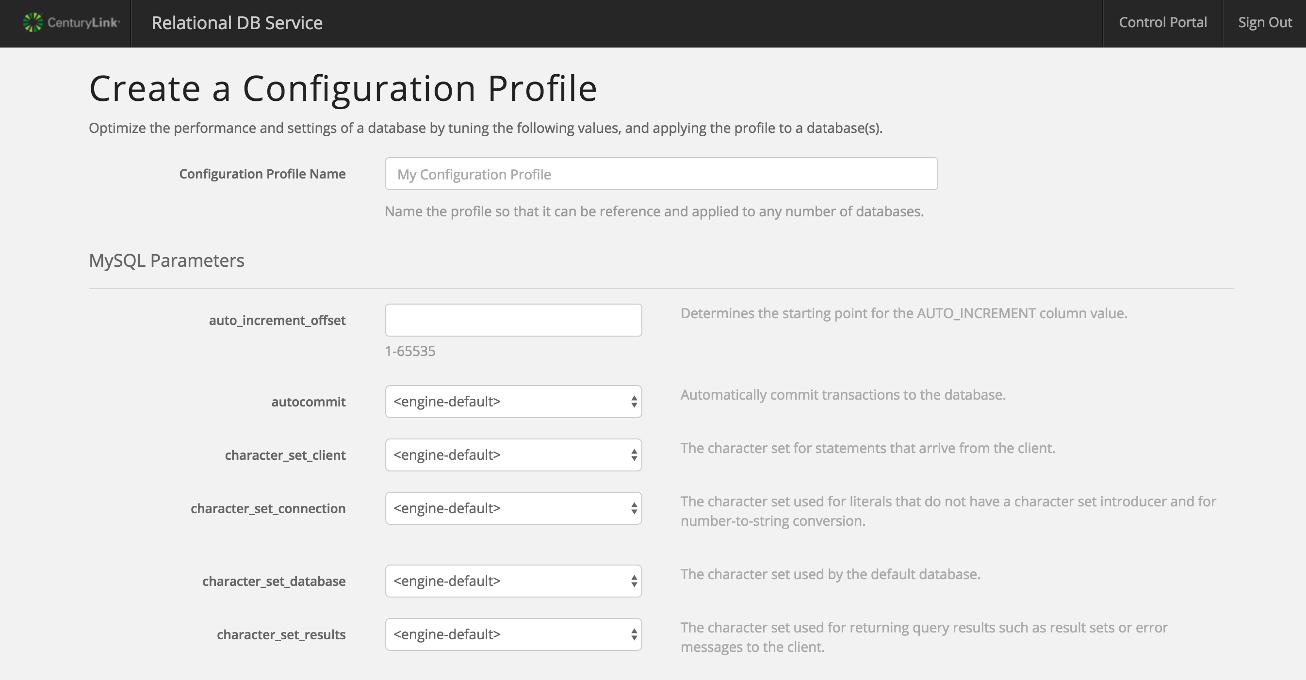 Using Custom Mysql Configuration Profiles Hybrid Cloud And It Solutions