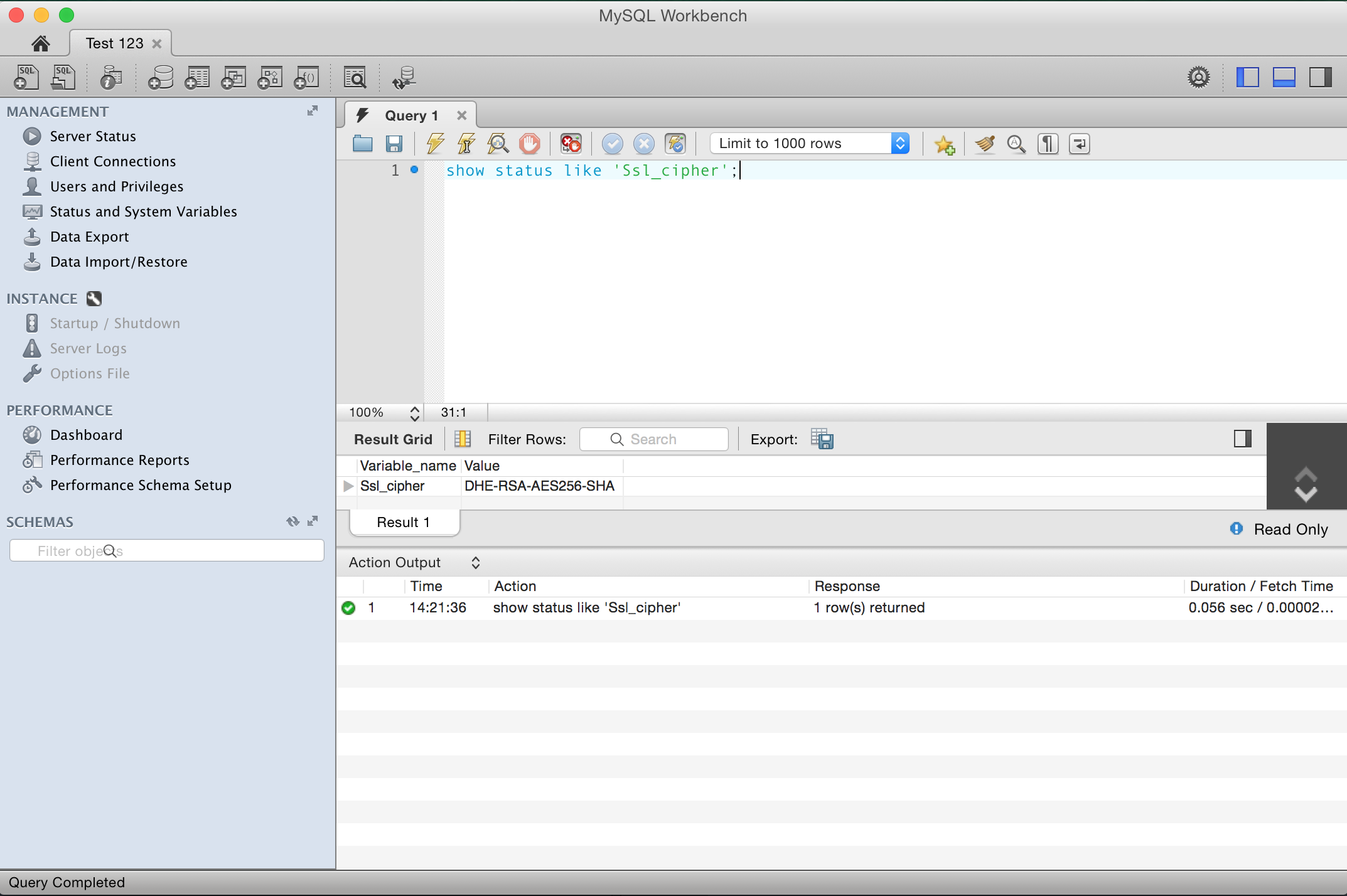 Connecting to Relational DB using MySQL Workbench - Hybrid Cloud and IT ...